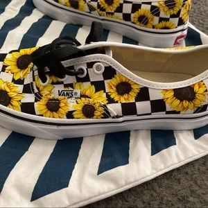 Vans | Shoes | Sunflower Vans | Poshmark